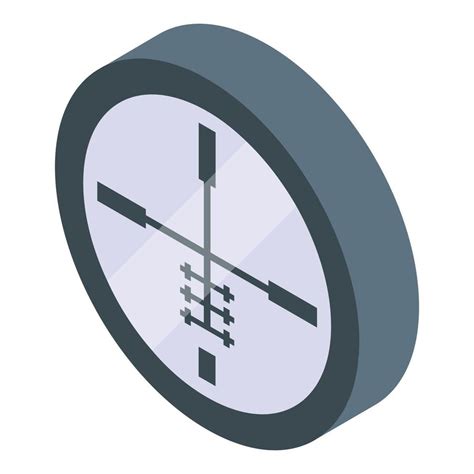 Optical Sight Icon Isometric Style 15646542 Vector Art At Vecteezy