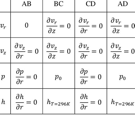 Boundary Conditions For Two Dimensional Axisymmetric Simulation