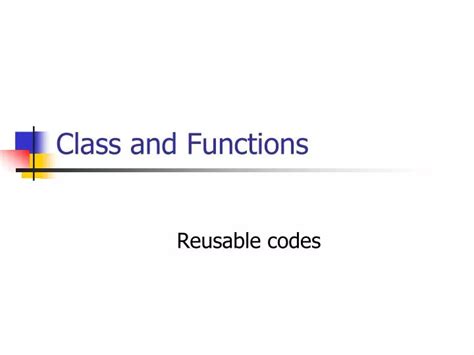 Ppt Class And Functions Powerpoint Presentation Free Download Id