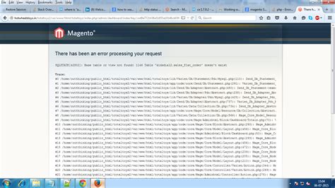 Database Sqlstate 42s02 Base Table Or View Not Found 1146 Table