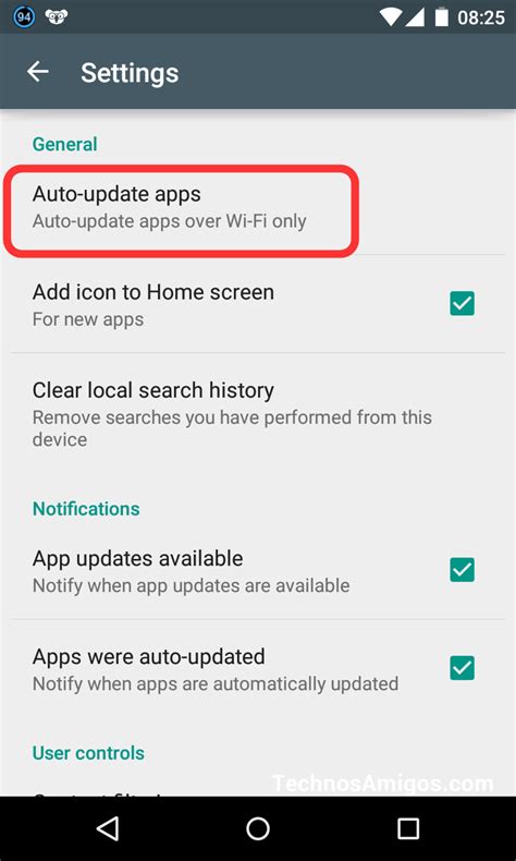 How To Toggle Android Apps Auto Updates Turn Offon