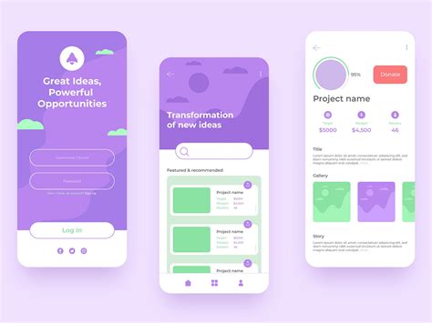 Crowdfunding Mobile App By Maynul Islam On Dribbble