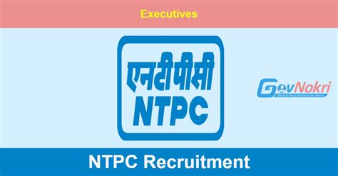 Ntpc Hiring Notification 2024 For Post Of Executives