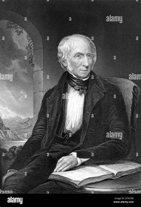 William Wordsworth 1770 1850 On Engraving From 1873 Important