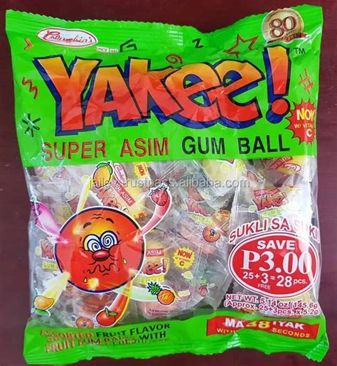 Best Selling Sour Cry Candy Yakee Gum Ball Philippine Made Buy Make Sour Candy Sour Gum Ball