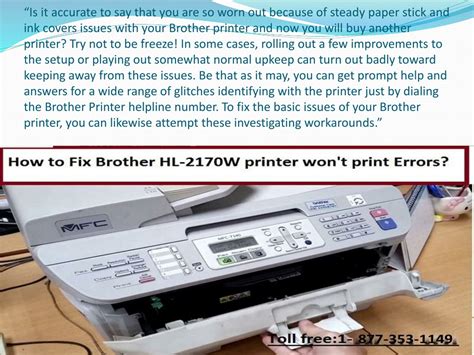 Ppt Top Solutions To Fix Common Brother Printer Problems Powerpoint Presentation Id