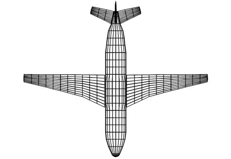Airplane Design In Detail Autocad 2d Drawing Dwg File Cad File