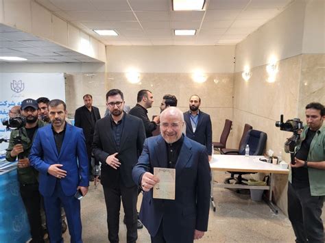 محمدباقر قالیباف داوطلب انتخابات ریاست جمهوری شد عکس