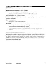 Task 1 Ver 1 Docx ASSESSMENT TASK 1 WRITTEN QUESTIONS TASK SUMMARY You Are To Answer All