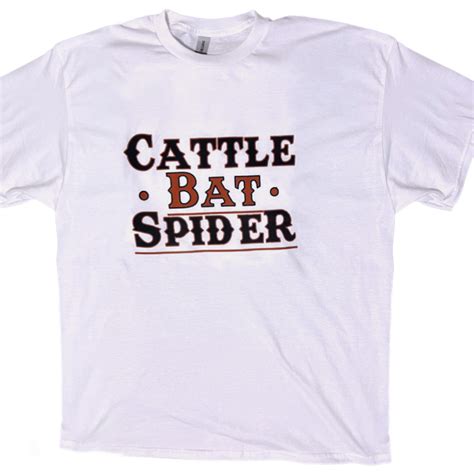 T Shirt Title Only Cattle Bat Spider