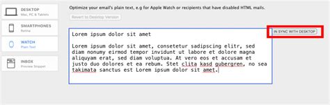 Creating A Plain Text Version Of Your Design Mail Designer Create