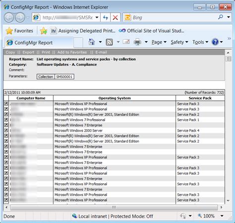 ConfigMgr Reporting List Operating Systems And Service Packs By Collection IT Support Guides
