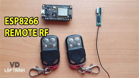 Hướng Dẫn Lập Trình Esp8266 Nodemcu điều Khiển 2 Led Bằng Remote Rf 315