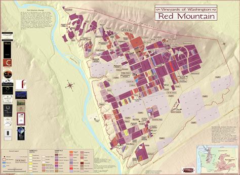 Creative Maps Of Vineyards Washington Wines Holiday Travel Ts Wine Region