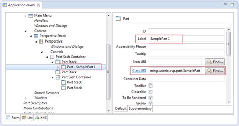 Eclipse RCP 4 Tutorial For Beginners E4 Workbench Application