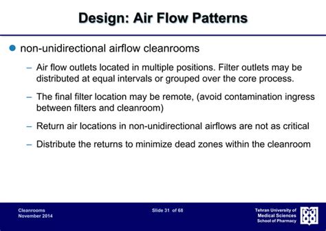 Cleanroom Classification Design And Pptx