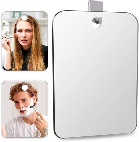 Shatterproof Shower Mirror Fogless For Shaving2 Pack