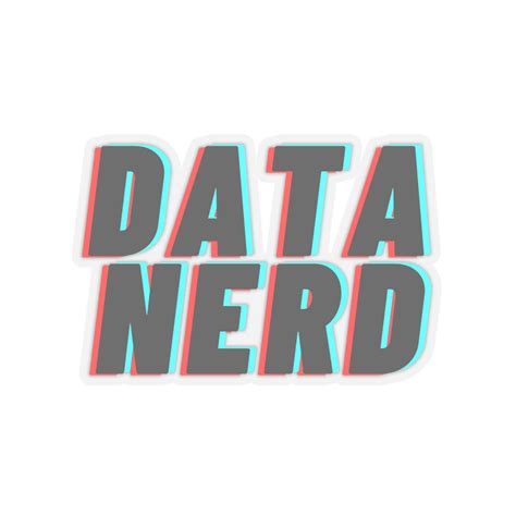 retro data nerd sticker data analyst t data scientist print
