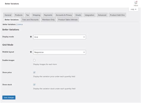 Woocommerce Variation Price