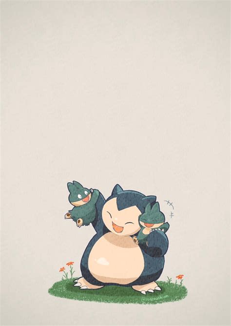 Snorlax And Munchlax Pokemon Drawn By Zozozoshion Danbooru