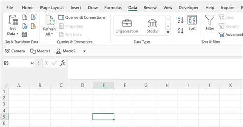 Geography And Stocks Not Showing Up Under Data Types In Excel
