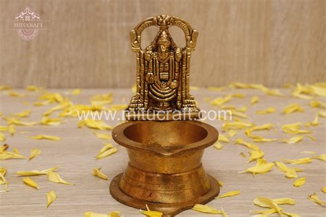 Brass Balajiperumal Deepam