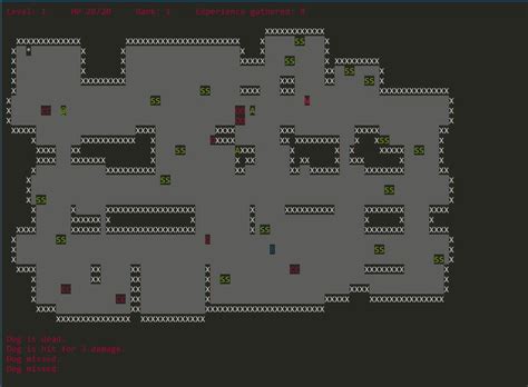 Github Mbart Roguelike Roguelike Console Game In Python Created During St Module In