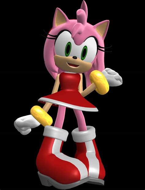 Amy Rose 3d Model By Gonzalo123000 On Deviantart