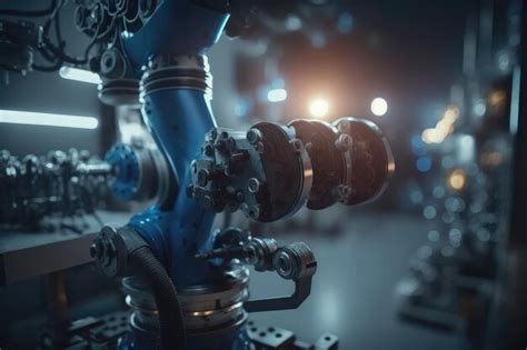 Premium Photo Intelligent Robotic Arm In The Factory Ai Generated