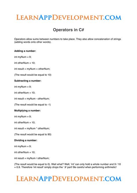basic c cheat sheet pdf