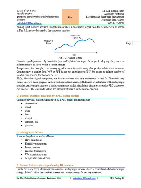 Lecture 4 Plc Analog Io 2 Pdf Analog To Digital Converter