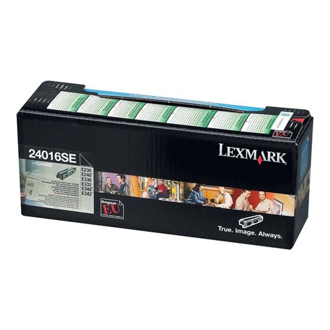 Lexmark 24016se Noir Cartouche Laser Dorigine Pas Cher Bureau Vallée