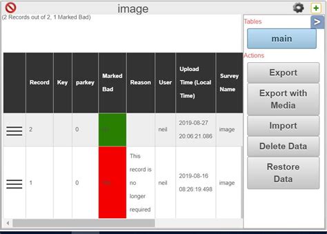 Deleting And Restoring Data — Smap Docs