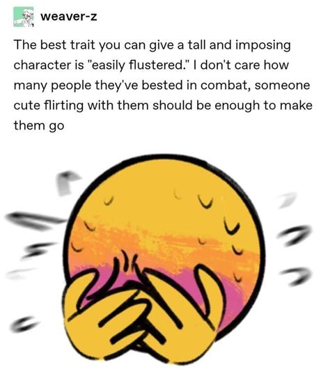 Character Relationship Memes Cursed Emoji Flustered Flirt X
