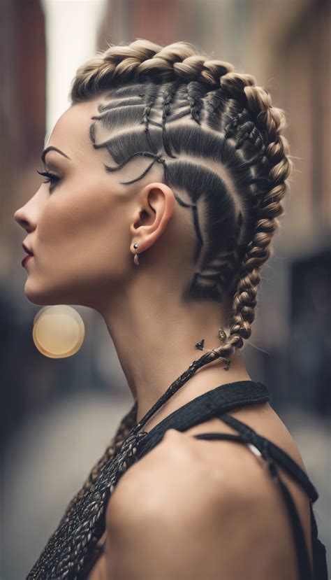 24 Mohawk Hairstyles For Women Braids Hairstylester Mohawk