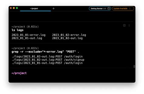 How To Exclude Patterns Or Files With Grep Warp