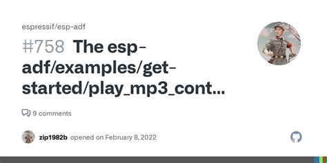 The Esp Adfexamplesget Startedplaymp3control Project Does Not Work Aud 3600 · Issue 758
