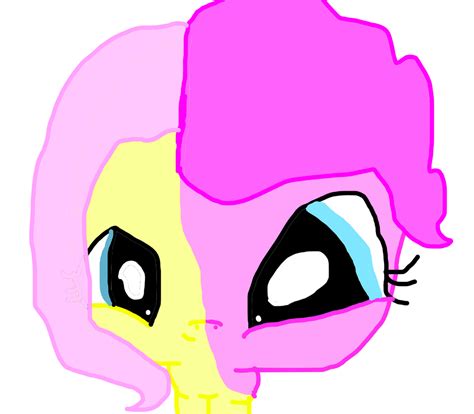 Mlp Fluttershy And Pinkie Pie Fusion By Animeredrose On Deviantart
