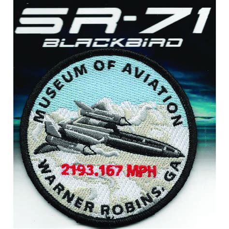Patch Sr 71 Blackbird Museum Museum Of Aviation Foundation Inc