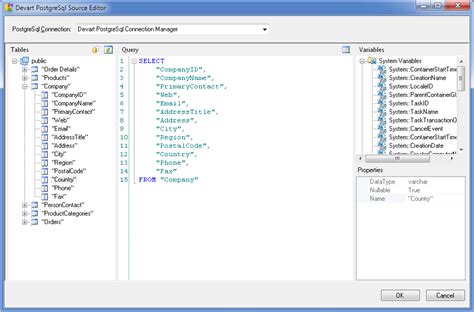 Bis Support In Dotconnect For Postgresql