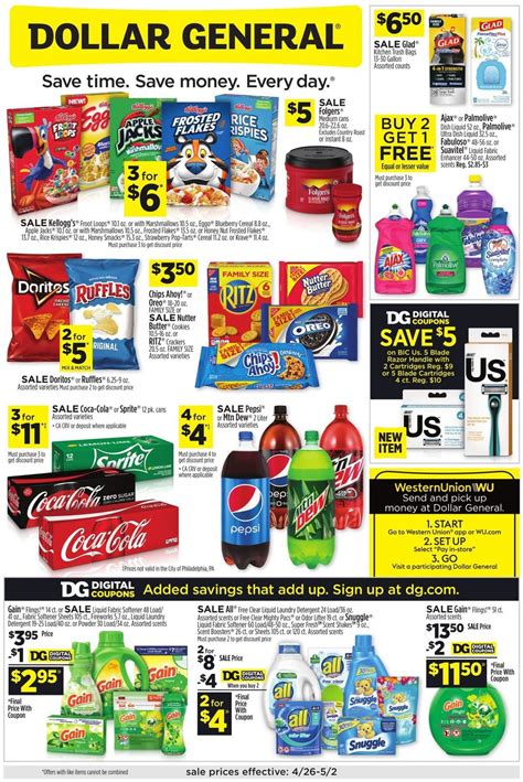 Dollar General Weekly Ad Circular Valid 04 26 05 02 2020 Weekly Ads