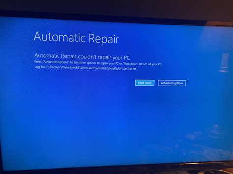 How Do I Fix This Automatic Repair Screen Rwindows10