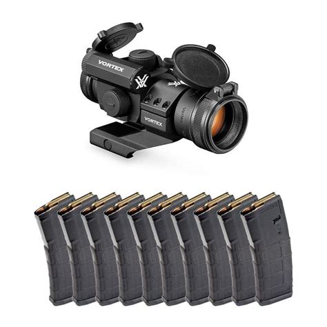 Vortex Strikefire Ii 4moa Redgreen Dot And 10 Magpul Gen2 Pmag 30rd 5