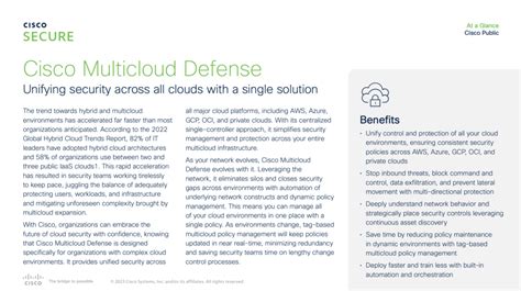 Multicloud Defense At A Glance Content Lead