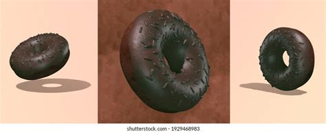 최소한의 음식 추상 3d 렌더링 콜라주 스톡 일러스트 1929468983 Shutterstock