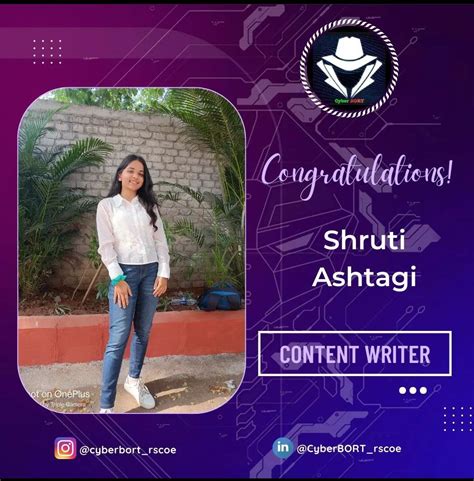 Shruti Ashtagi On Linkedin Explore Opportunity Thankful