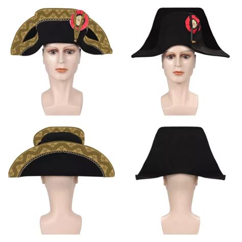 2023 Movie Napoleon President Hat Cosplay France Captain Hat Halloween