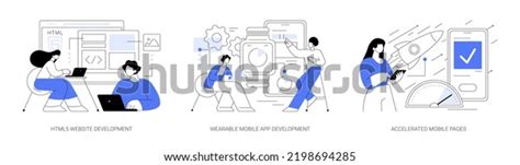 Hakuun Software Frontend Development Abstract Concept Vector Liittyvä