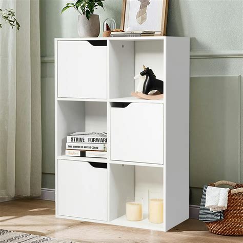 Costway 6 Cube Storage Cabinet Display Shelf Diy Bookcase Bookshelf Toy