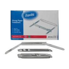 Bantex Prong Paper Fasteners 11792 00 快勞鐵 50套 商業文儀包裝有限公司